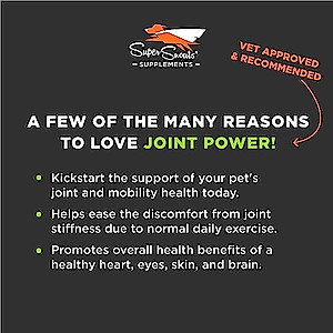 Super Snouts Joint Power 100% Green Lipped Mussels for Dogs & Cats - Dog Joint Supplement Powder Supports Joints, Tendons, Ligaments (5.29 oz)