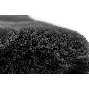 Camco 53054 Gray Faux Sheepskin Seatbelt Cover, 1 Pack