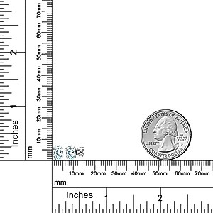 Gem Stone King 925 Sterling Silver Oval 7X5MM Gemstone Birthstone Stud Earrings for Women