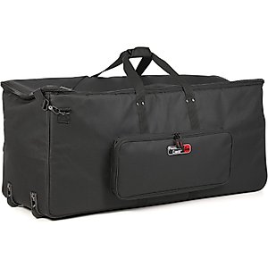 Gator Cases Large Electric Drum Kit Bag with Adjustable Velcro Divider System and Wheels; (GP-EKIT3616-BW)