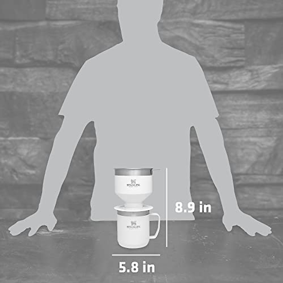 Stanley The Camp Pour Over Coffee Set, Polar, 1 set (20oz/12oz)