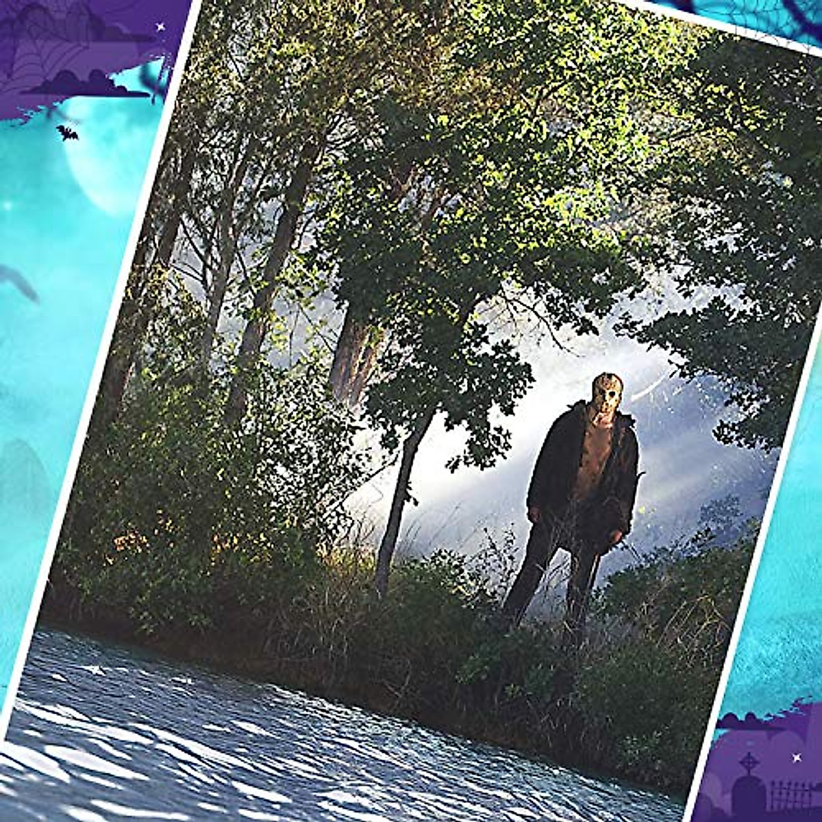 Amscan Friday The 13th Scene Setters | 2 Pieces | Halloween Party Supplies, Horror House Decoration | Officially Licensed by Amscan