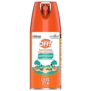 OFF! Family Care Insect & Mosquito Repellent I, Smooth & Dry Bug Spray for the Beach, Backyard, Picnics and More, 2.5 oz. (Pack of 12)