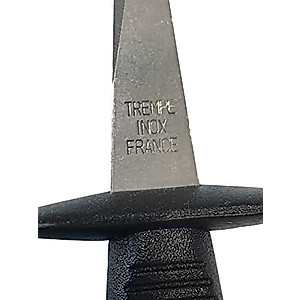 Laguiole Premium Dishwasher Safe Stainless Steel Set of 2 Oyster Knives Shuckers, Black Handle by Clermont Coutellerie