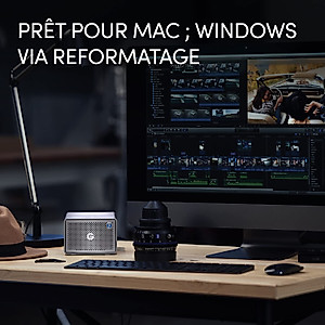 SanDisk Professional 12TB G-RAID 2, Enterprise-Class 2-Bay Desktop Drive, 7200RPM Ultrastar Drive Inside, Thunderbolt 3, USB-C, HDMI Port, Hardware RAID