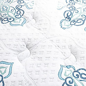 Signature Design by Ashley Mt Dana 16 Inch Eurotop Plush Mattress, CertiPUR-US Certified Foam, California King