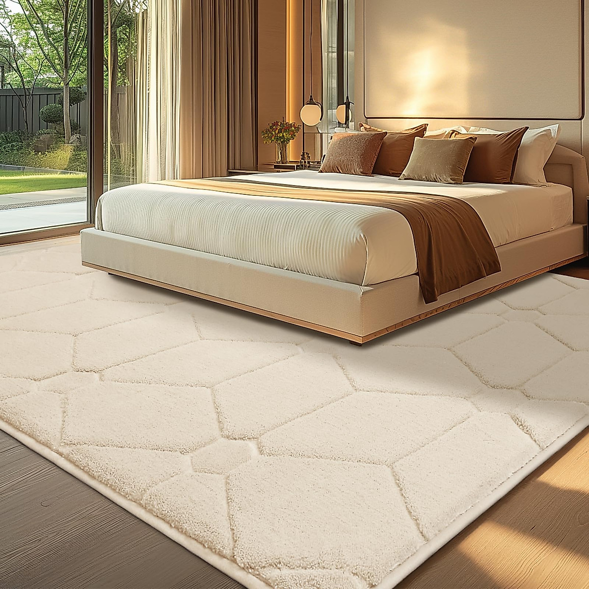 Sour Lemon 6x9 Area Rugs for Living Room, Soft Large Area Rug Fluffy Rugs for Bedroom，Machine Washable Area Rug Non Slip Carpet Rugs for Living Room Playroom Kids Room Home Decor