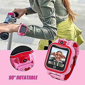 Rindol Toys for 3-8 Year Old Girls Kids Watch with Camera Smart Watches for Kids Birthday Gifts for 4 5 6 7 8 9 Girl
