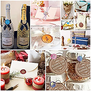 Silicone Wax Seal Mat, Pad for Wax Seal Stamp, DOSTK 24-Cavity Wax Sealing Mat with 60Pcs Removable Sticky Dots for DIY Craft Adhesive Waxing