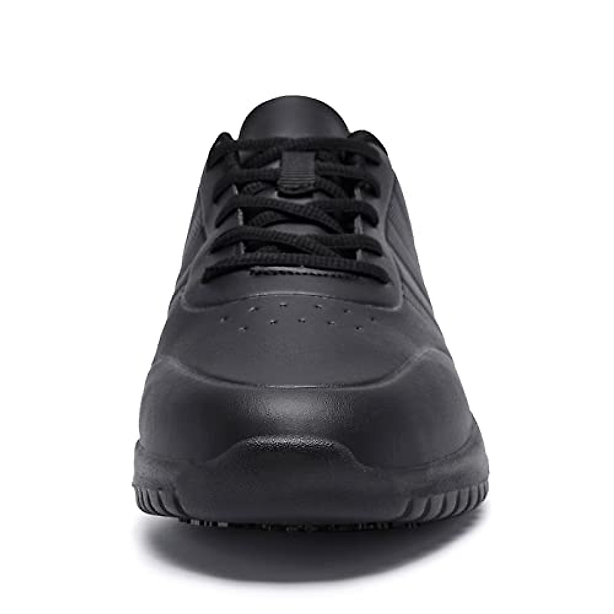 ENLEN&BENNA Food Service Shoes Slip Resistant Shoes for Women Nursing Shoes Comfortable Lightweight Non Slip Work Shoes for Women Black Size 8.5