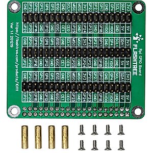 risingsaplings gpio io Expansion Extension Module Board for Raspberry Pi 3 2 Pi Model B+ 4 Zero