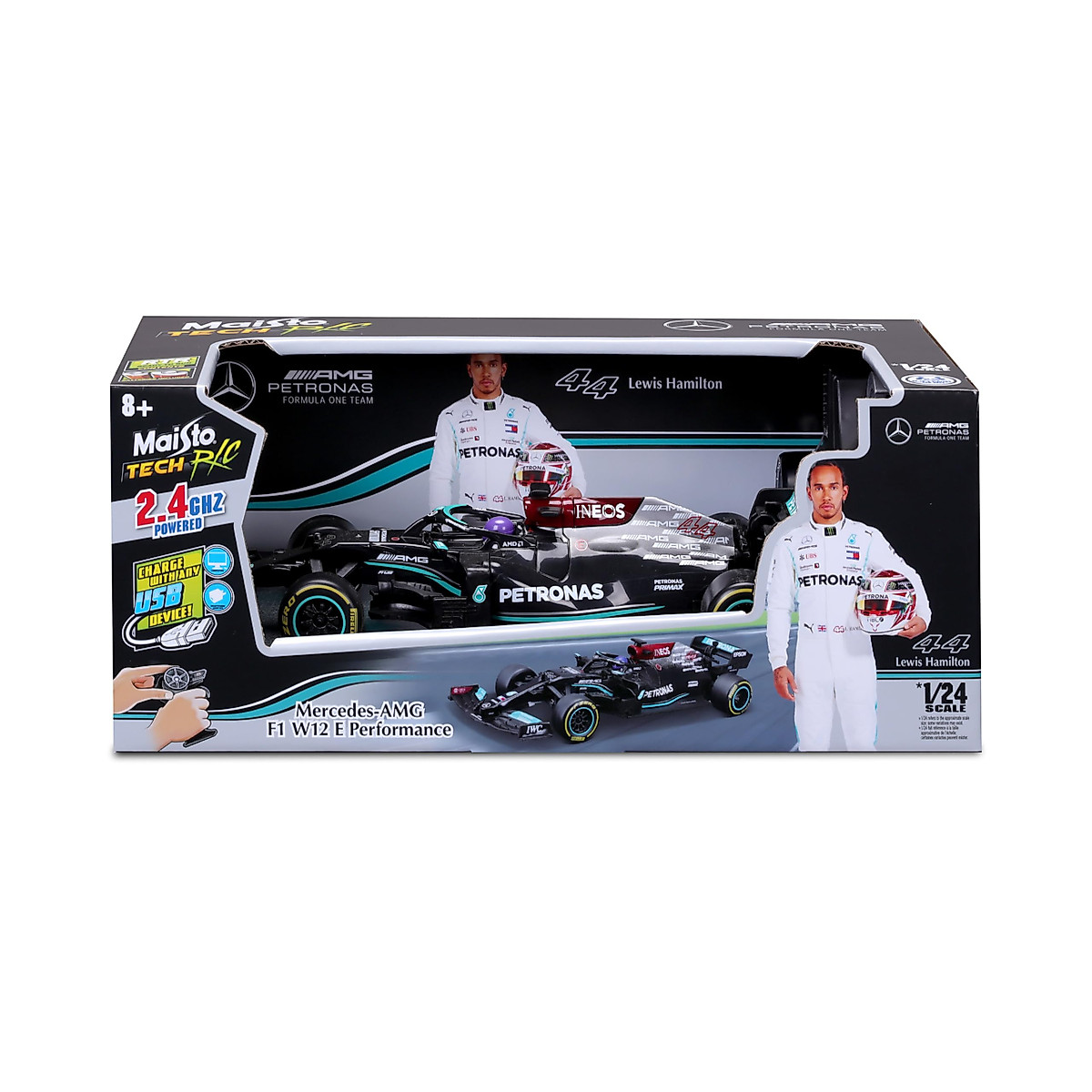 Maisto 1:24 Premium RC F1 MERCESDES 2021 Season L Hamilton (M82355)