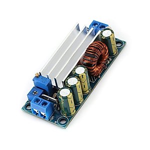 Step Up/Down Converter, 10A Fuse Boost/Buck Converter Module DC-DC 5V-30V to 0.5V-30V for Powering Speaker Audio Amplifier