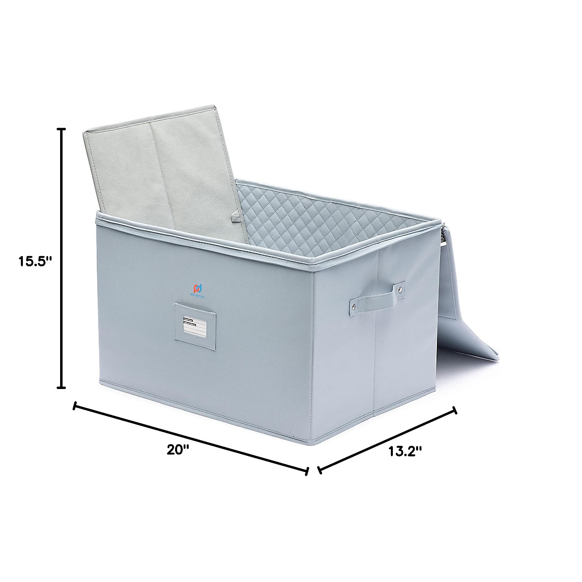 XX-Large Tall Stemware Wine Glass Storage Container (20x15.5x13.2 In). Fully Padded 12-Large Compartments With Hard Top, Bottom and Sides. For Wine Bottles, Glasses, Flutes Up To 13.2 Inches Tall