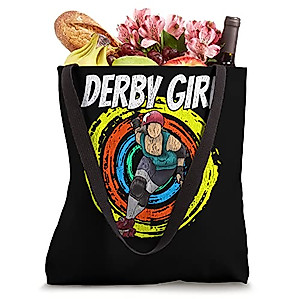 Roller Derby Girl Roller Skater Tote Bag