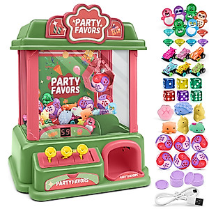 Amy&Benton Claw Machine for Kids Grabber Arcade Crane Venting Toy with Prizes for Boys Girls 6 7 8 10 12 Years Old