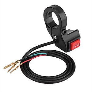 Bike Fender 22mm 7/8 inch Electric 3 Speed Module Handlebar Switch Shift for Motorcycle E-Bike Scooter Motorcycle Switch Mud Guards