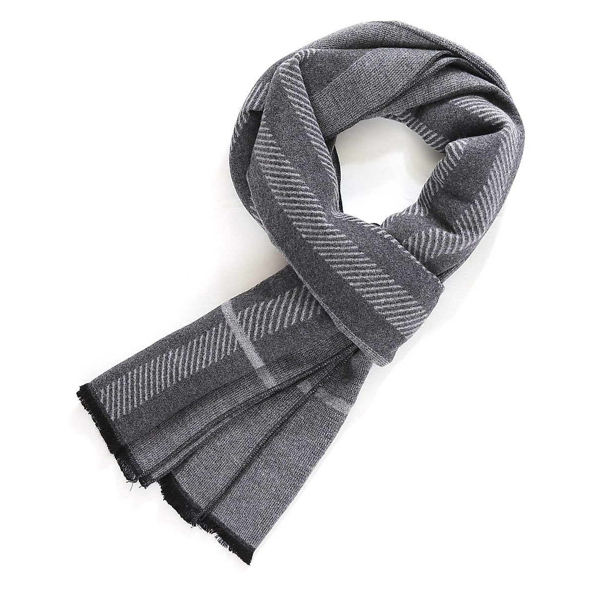 FULLRON Men Winter Scarf Soft Warm Long Cashmere Feel Scarves