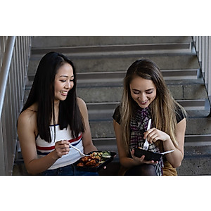 Karat IM-FC1012B 12 oz. PP Injection Molding Microwaveable Food Containers with Clear Lids, Rectangular - Black (Case of 150)