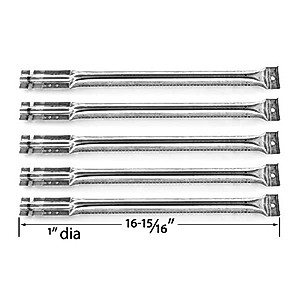 Repait Kit for 720-0709,720-0709B, 720-0727 Gas Grill Models Includes 5 Stainless Steel Burners, 5 Heat Shields and Stainless Cooking Grids, Set of 3