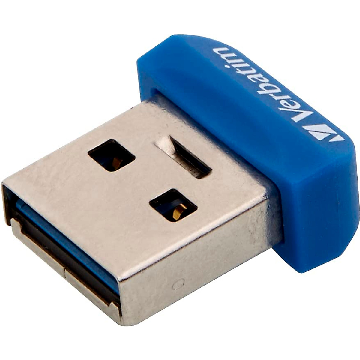 Verbatim 16GB Store 'n' Stay Nano USB 3.2 Gen 1 Flash Drive Snag-free Low Profile Thumb Drive with Microban Antimicrobial Product Protection - Blue 98709