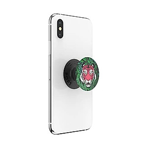​​​​PopSockets Phone Grip with Expanding Kickstand, Animal PopGrip - Wild Tiger