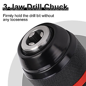YWBL-WH Multi Keyless Chuck, Keyless Hand Drill Chuck 1/2-20UNF Mount 1~13mm Self-tighten Drill Chuck for Multiple Purposes