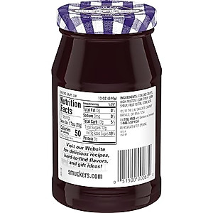 Smucker's Concord Grape Jam, 12 Ounces (Pack of 6)
