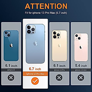 Migeec for iPhone 13 Pro Max Clear Case Shockproof Phone Cover Protective Phone Case for iPhone 13 Pro Max, 6.7 inch