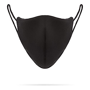 SwissGear Black Reusable Washable & Water-Resistant No-Fog Face Mask with Nose Wire, 1 Count (Pack of 1)