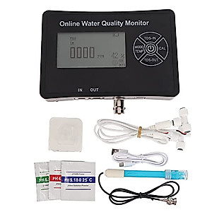 Temperature and Humidity Tester Accurate Wall Mounted Water Quality Monitor for Aquaculture