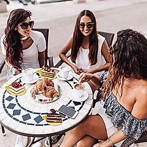 Abnaok Mini Cake Boards Golden Cardboard Mousse Cake Base 100PCS Cake Paper Board Dissert Plates Circle Patries Cardboard Cupcake Base Display Dessert Board Grease (Round Cake Base)