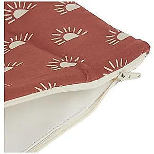 Itzy Ritzy Sealed Wet Bag with Handle – Wet Bag for Travel, Swimsuits, Cloth Diapers, Gym Clothes & Toiletries - Washable & Reusable w/Water Resistant Lining - Measures 11” x 14” (Terracotta Sunrise)