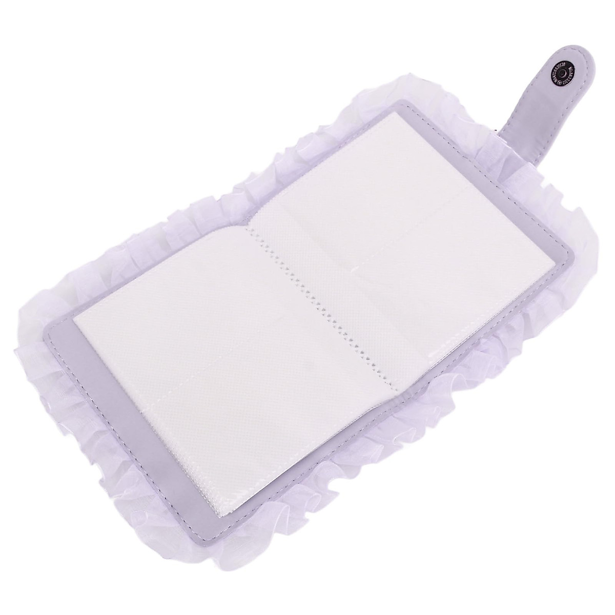 Camera Picture Holder, Universal Mini Film Photo Album with Cute Lace for Display (Purple)