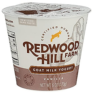 Redwood Hill Goat Milk Yogurt, Vanilla, 6 oz