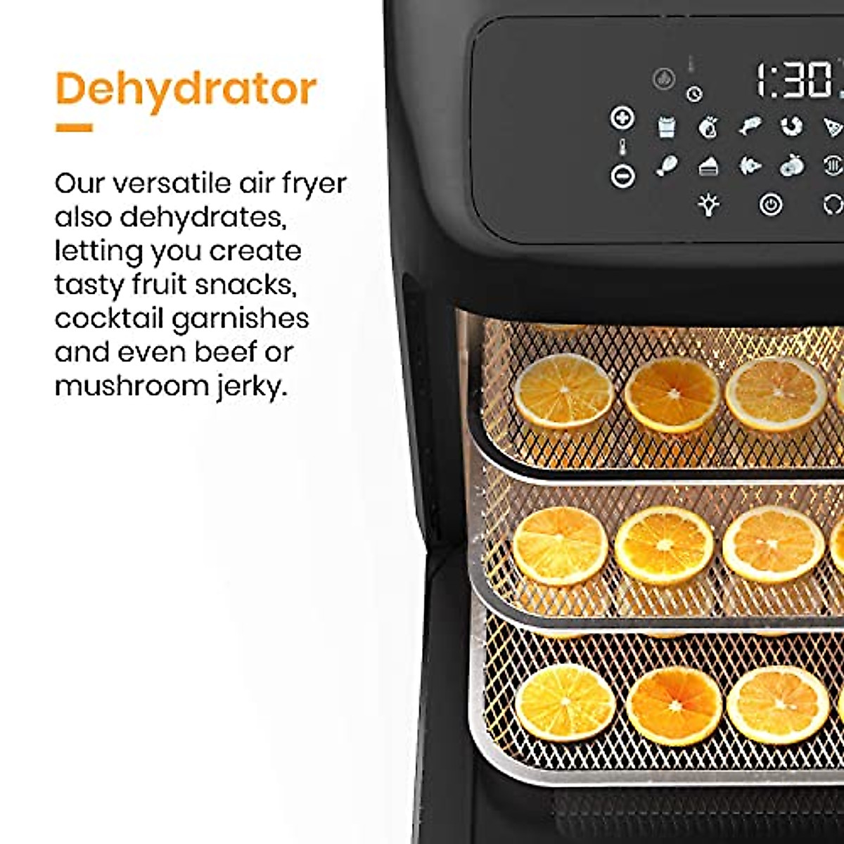 Pro Breeze 12.7 Quart Air Fryer Oven - Large Air Fryer Toaster Oven, 12 Cooking Modes including Rotisserie & Food Dehydrator, 19 Accessories