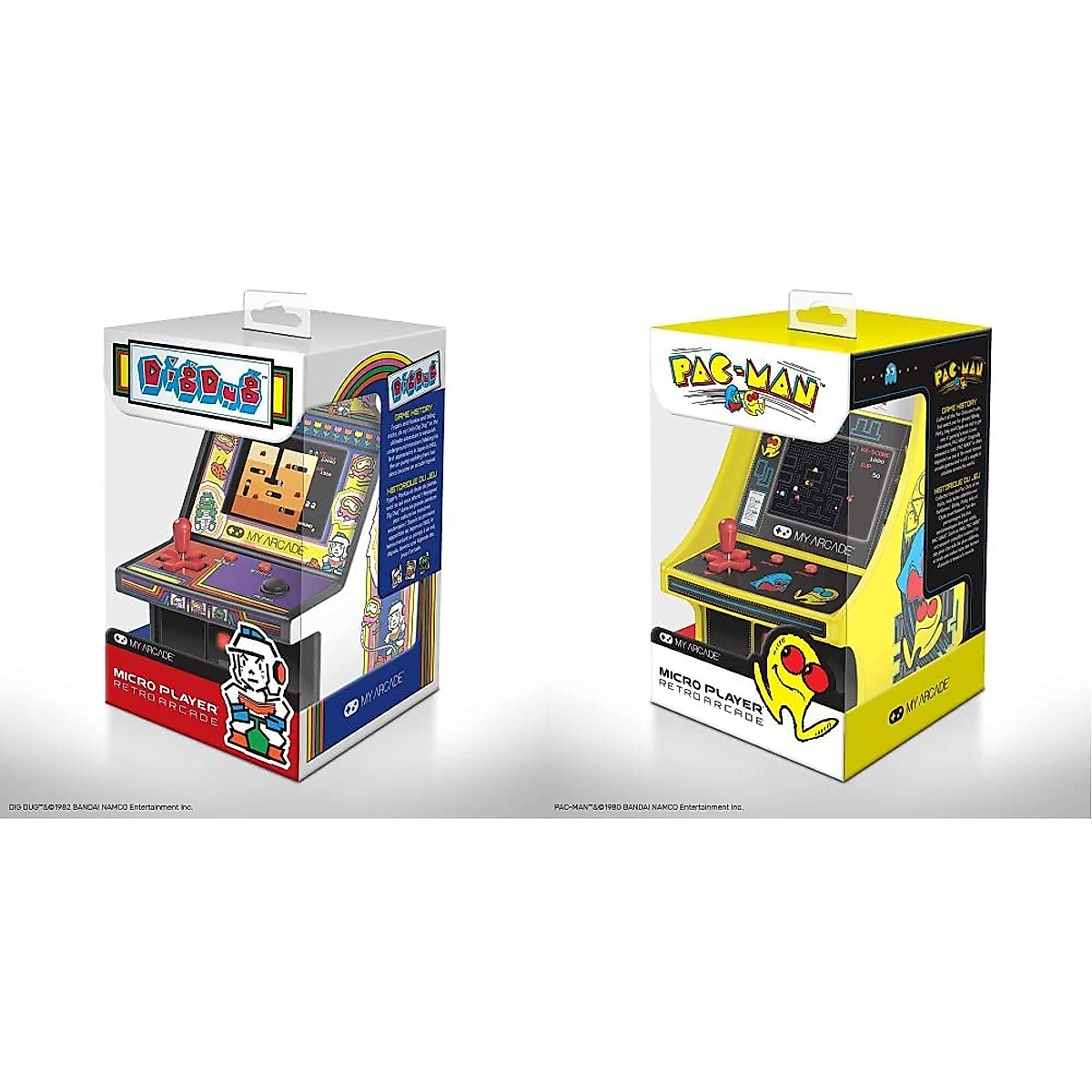 My Arcade Dig Dug Micro Player Pac-Man Micro Player Bundle
