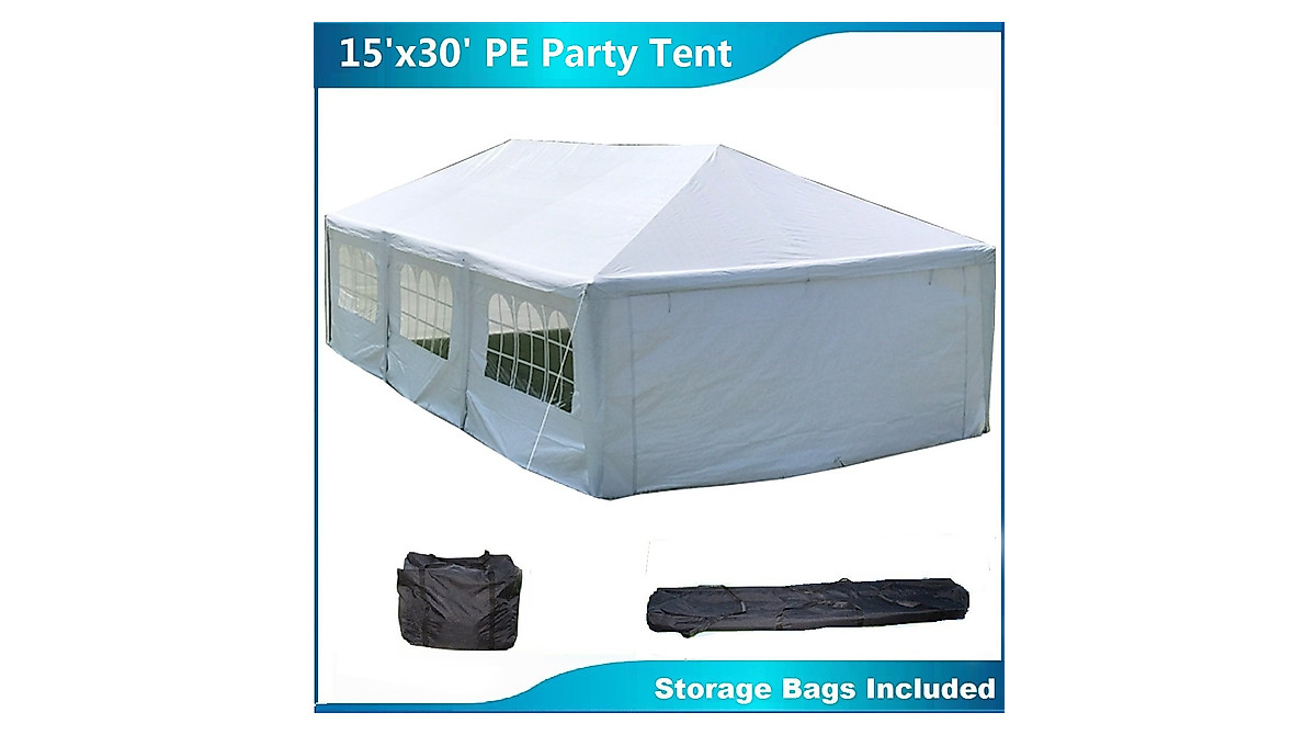 DELTA 15'x30' Party Tent - Easy Setup & Durable Design