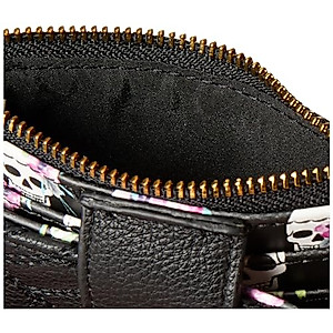 Betsey Johnson Spider Bifold Wallet, Black