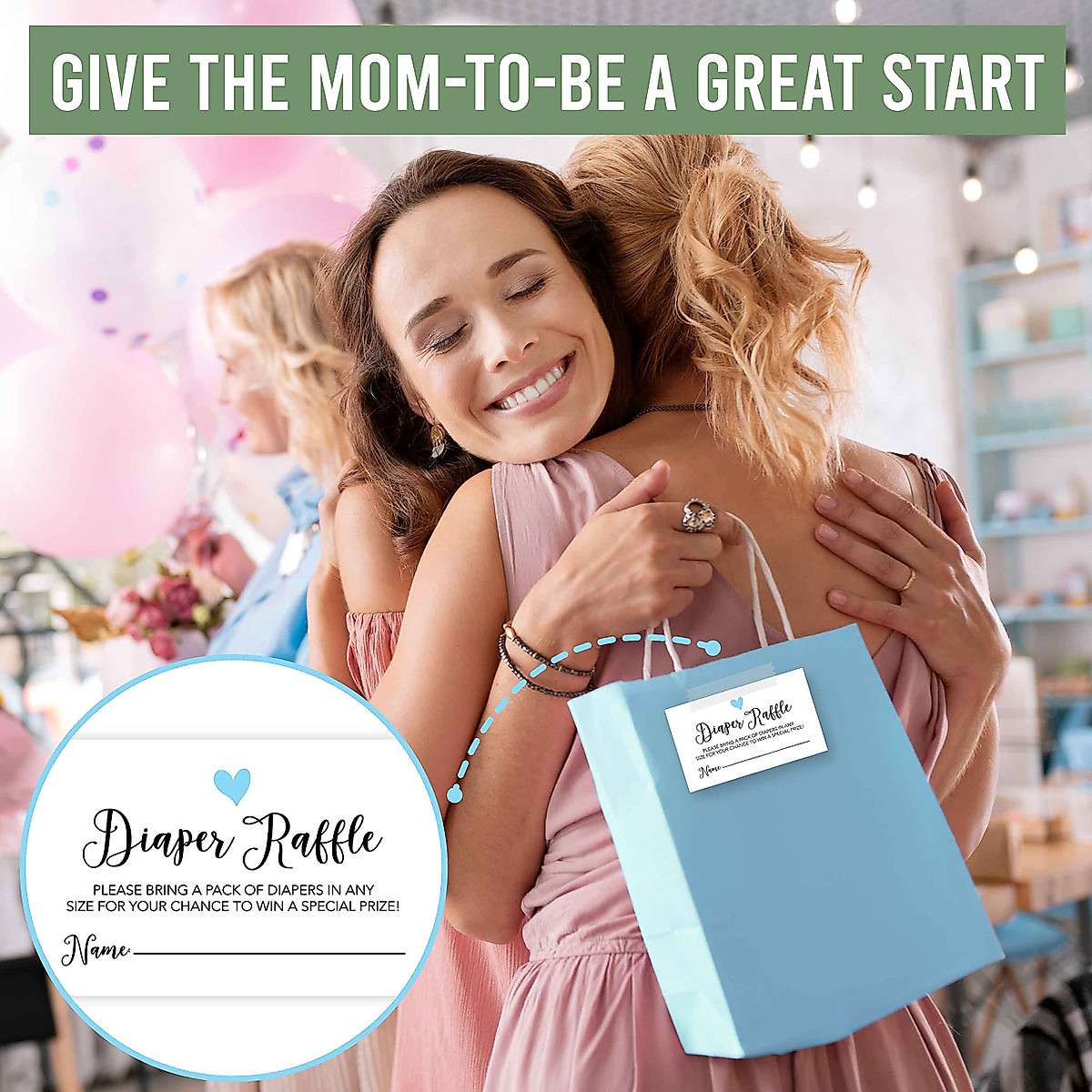 Hadley Designs 25 Baby Shower Diaper Raffle Tickets For Baby Shower Boy - Blue Baby Shower Games For Boys, Diaper Raffle Cards, Baby Raffle Tickets, Baby Shower Invitation Inserts, Baby Shower Ideas