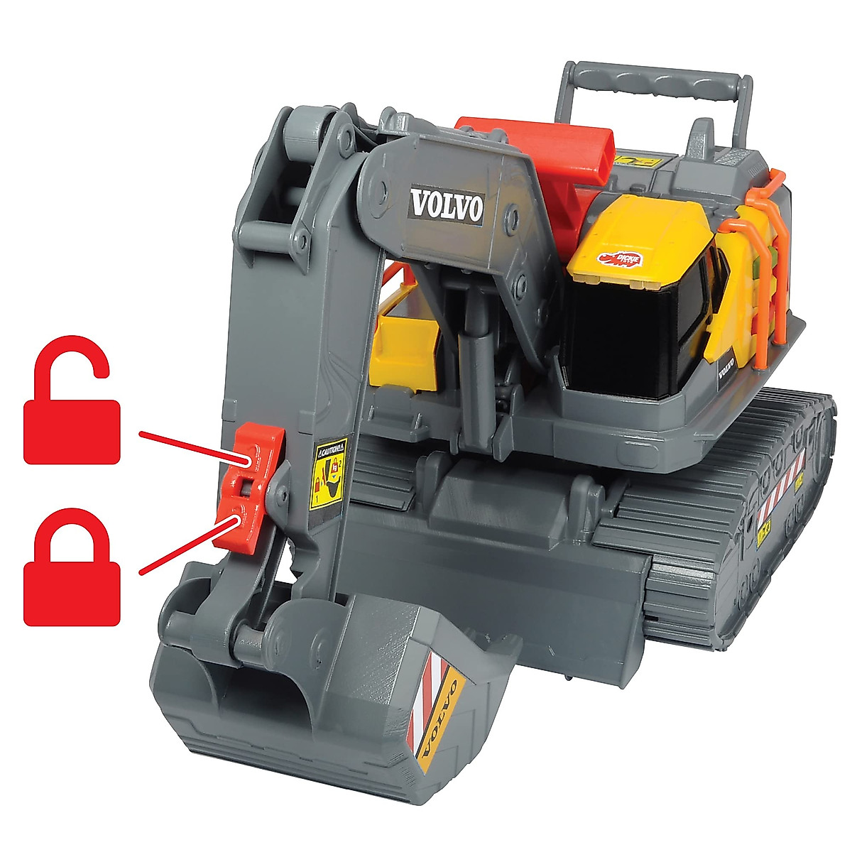 DICKIE TOYS - 12 Inch Volvo Excavator Construction Truck