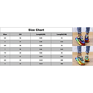 MEWALI Women Colorful Walking Sneakers Lace Up Non-Slip Heighten Orthopedic Arch Platform Thick Sole Chunky Workout Shoes