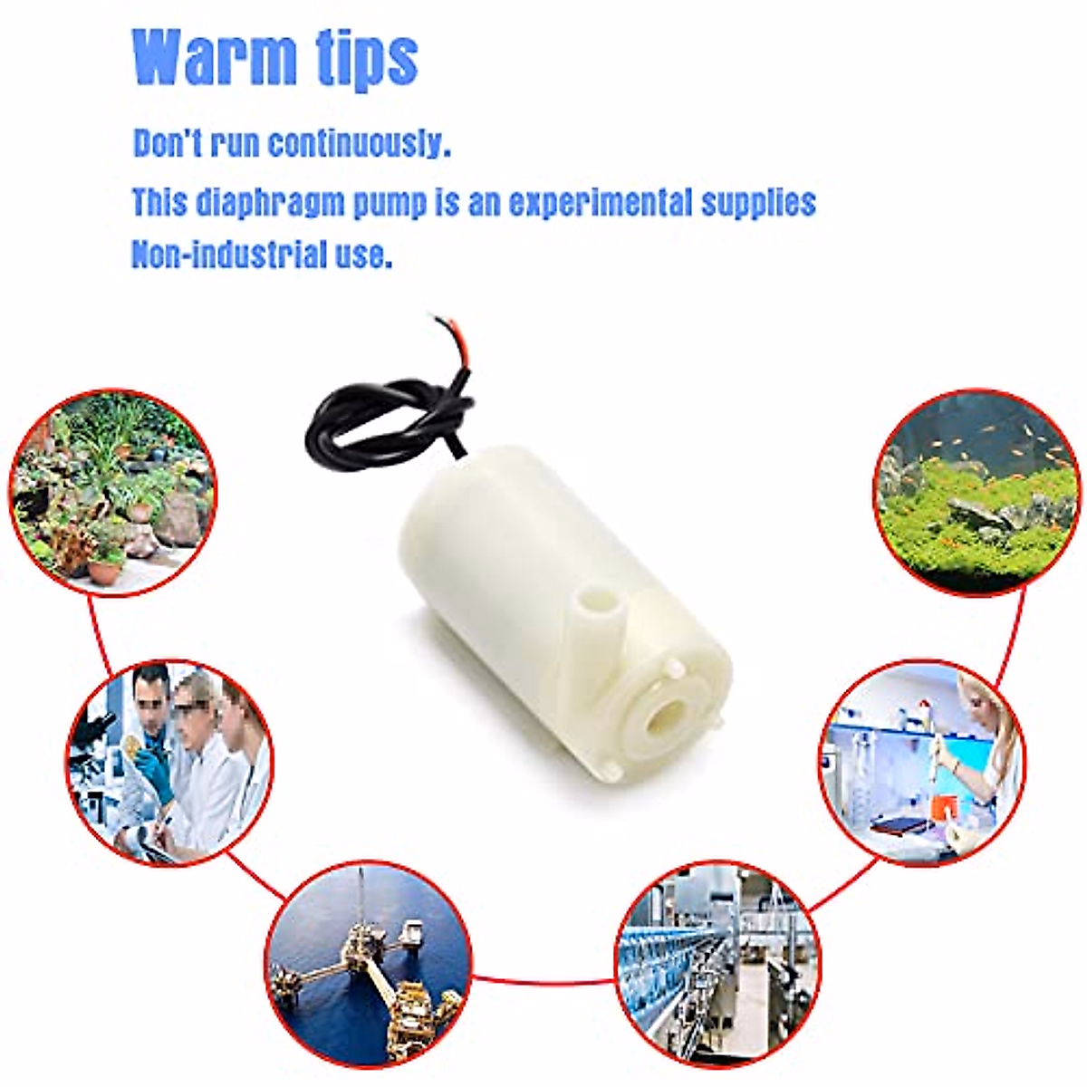 Gikfun DC 3V 5V Micro Submersible Mini Water Pump (Pack of 4pcs) EK1893