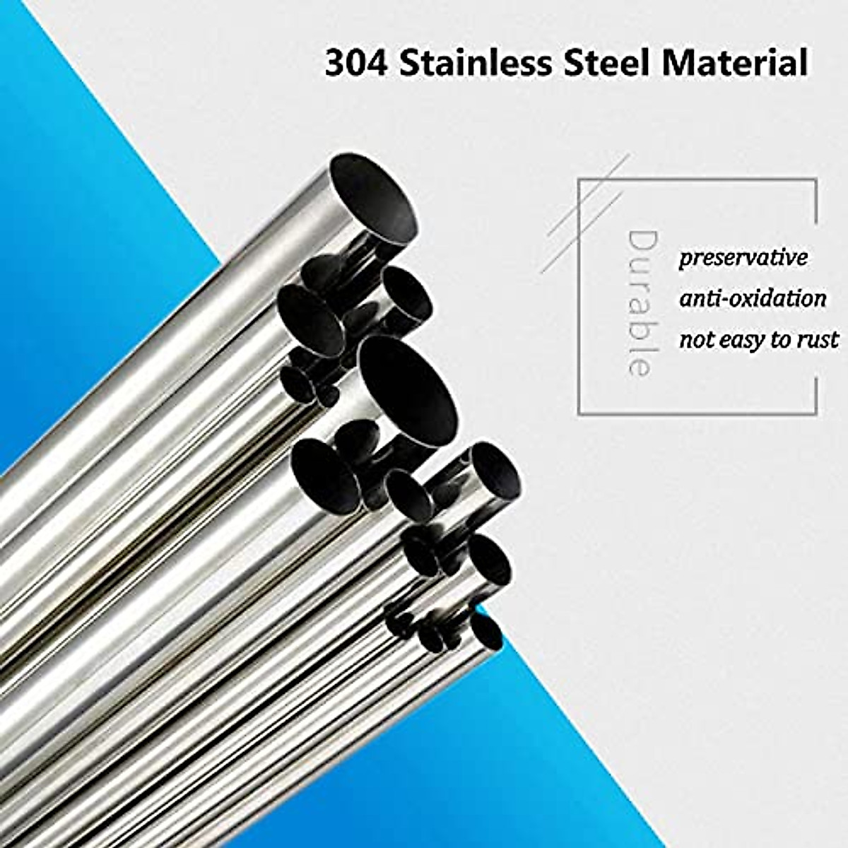 Swimming Pool Handrails, 304 Stainless Steel Safety Handrails Easy-to-Install Ramp Bumper for Garden Backyard Pools Anti-Slip and Anti-Rust(1pcs)