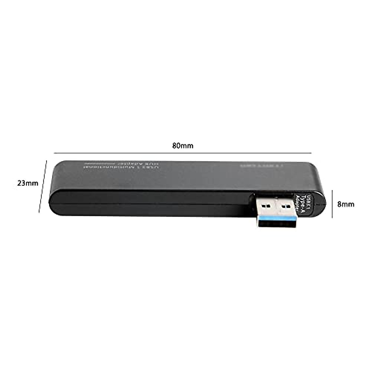 GPPZM Portable 5 in 1 USB 3.0 HUB Splitter Converter 5Gbps USB 3.0 for SD TF Card Reader Adapter for Desktop Laptop PC