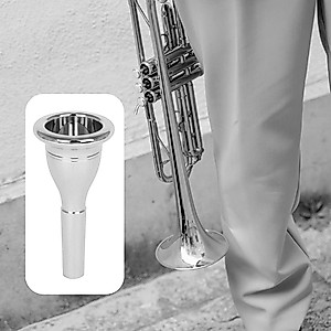 Tuba Tuba Mouth Instrument Accessory Tuba Replacement Silver