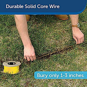 PetSafe In-Ground Pet Fence for Dogs and Cats Over 8 lb - from The Parent Company of Invisible Fence Brand - Includes Lightweight Waterproof Collar with Tone and Static Correction