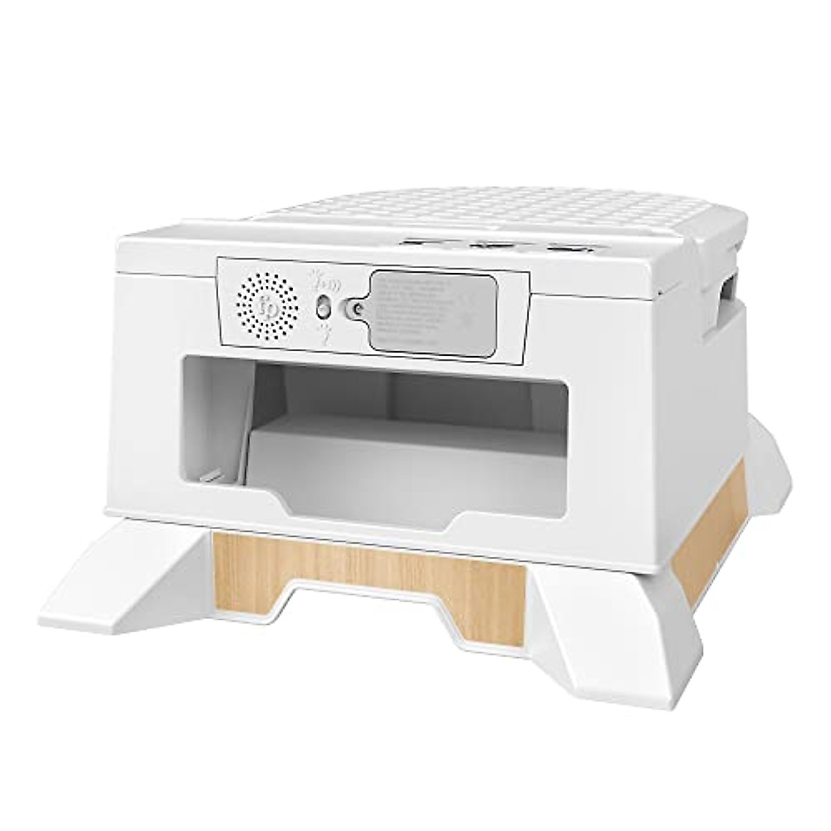 Fisher-Price Home Decor 4-in-1 Potty – Modern Infant to Toddler Potty Training Toilet and Step Stool with Removable Potty Ring, HBX68