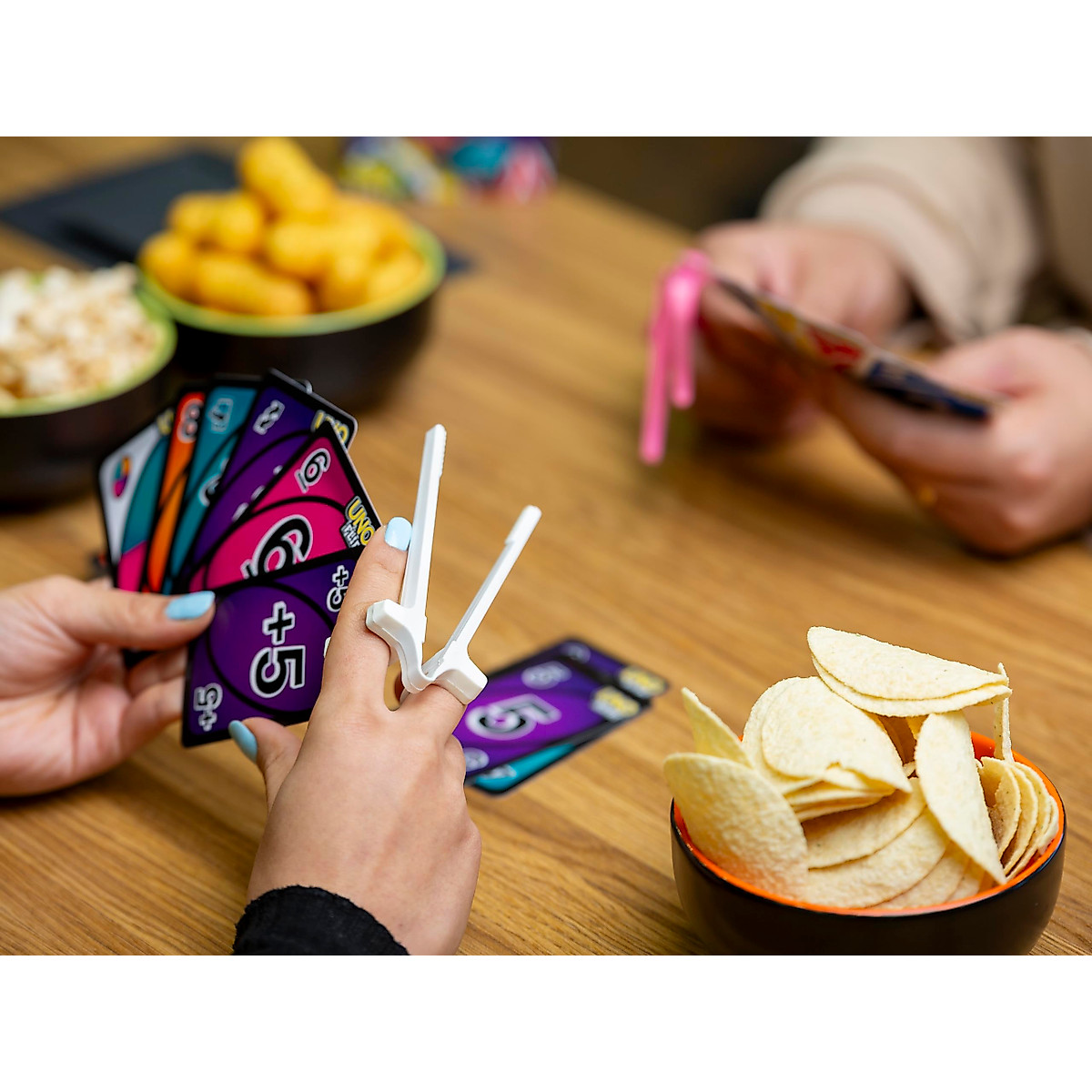 isnack PRO Finger Chopsticks for Gamers - 4 PCS Gamer Chopsticks, Snack Grabber, Chips Chopsticks, Snack Chopsticks for Gamers, Chip Chopsticks, Snack Chopsticks, Chopsticks Helper (4 X isnack Pro)