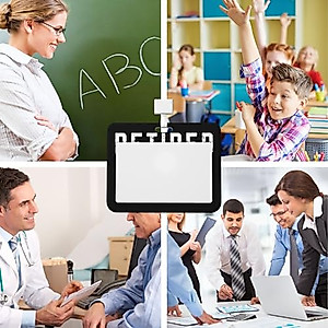 Army Retired Flag Durable Hanging Rope Card Badge Holder for All Occasions2